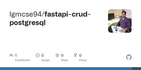 Github Lgmcse94fastapi Crud Postgresql