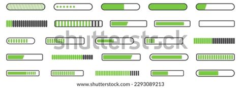 Loading Progress Bar Collection Update Loading Stock Vector Royalty Free Shutterstock