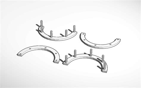 3d Design Curve Rails Tinkercad