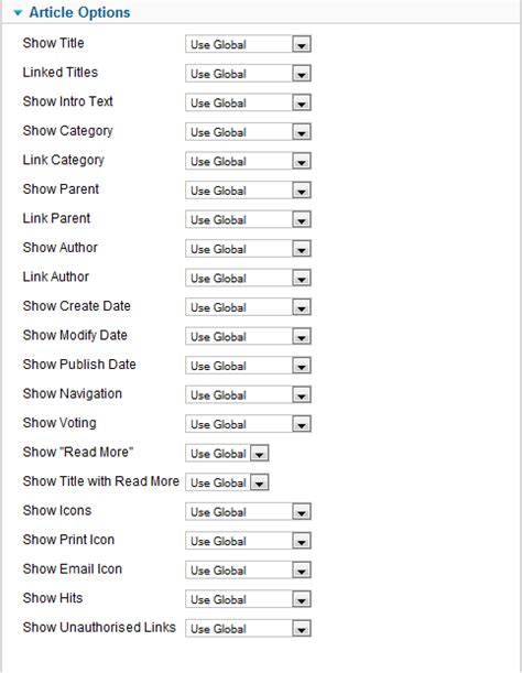 Help25menus Menu Item Article Category List Joomla Documentation