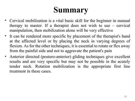 Cervical Spine Mobilization Manual Therapy Pdf