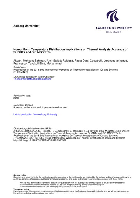 Pdf Non Uniform Temperature Distribution Implications On Thermal