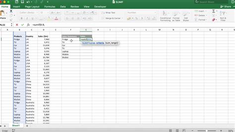 Understanding The SUMIF Function Excel Tutorial YouTube