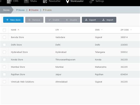 Store Locator Plugin October Cms