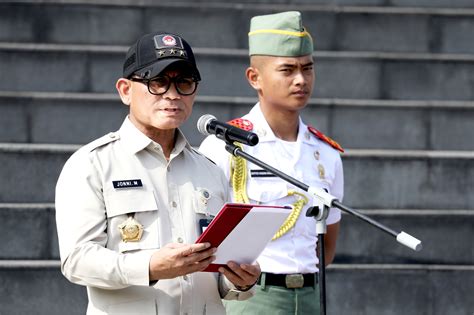 Rektor Unhan Ri Pimpin Upacara Kenaikan Pangkat Kadet Mahasiswa Unhan Ri Prodi Pendidikan