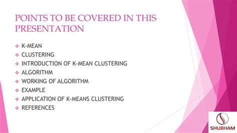 k means clustering pptx