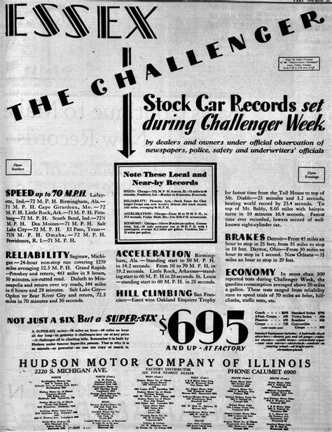 1929 Essex The Challenger American Car Historian