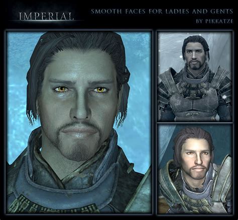 Smooth Faces For Ladies And Gents モデル・テクスチャ Skyrim Mod データベース Mod紹介