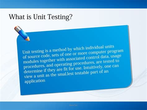 Nunit PPT Computing Technology Computing