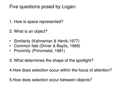 Ppt An Attempt To Integrate Theories Of Object Based Attention And Space Based Attention