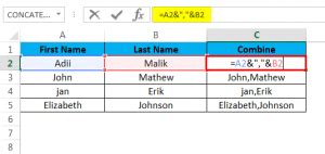 Combine Cells In Excel Examples How To Use Combine Cells