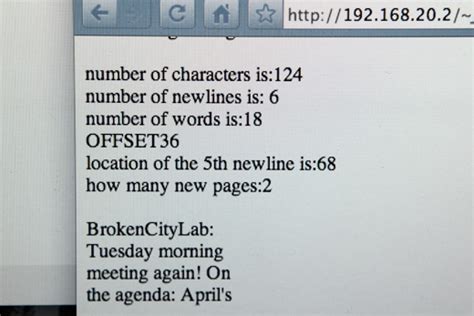 Parsing Rss Feeds For The Arduino Lcd Php Project Broken City Lab
