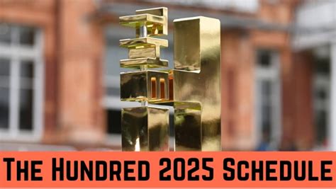 The Hundred 2025 Schedule: Full List of Fixtures, Teams, Venues - All You Need to Know - myKhel