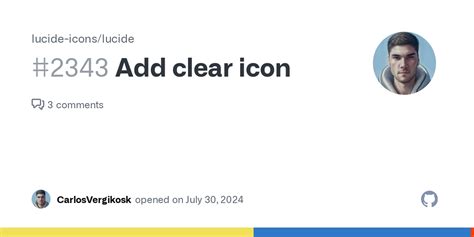 Add Clear Icon Issue Lucide Icons Lucide GitHub