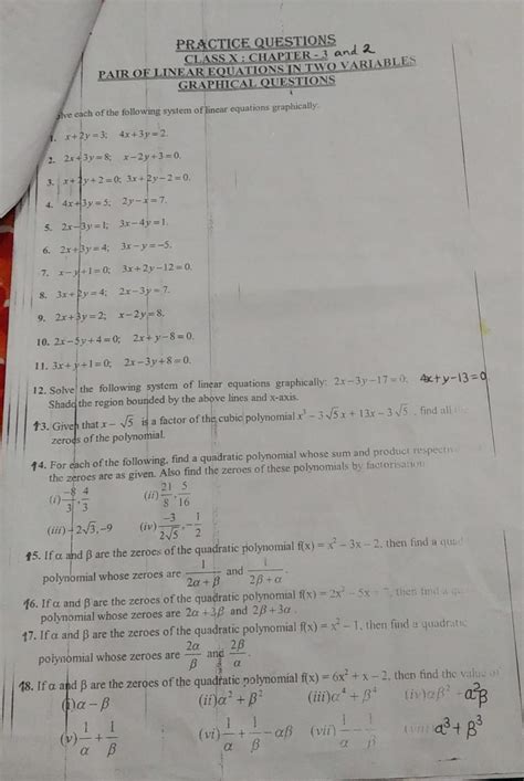 Given Questions Solve The System Of Equations X 2y 3 And 4x 3y 2 S