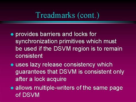 using dsvm to implement a distributed file system