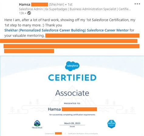 Shekhar Personalized Salesforce Career Building Salesforce Career Mentor On Linkedin