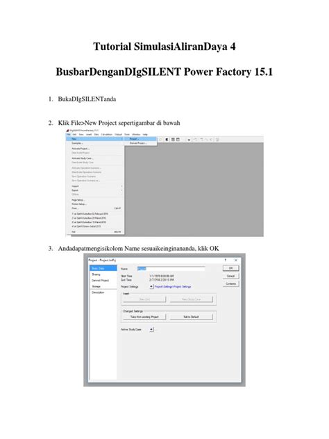 Tutorial Simulasi Aliran Daya 4 Busbar Dengan Digsilent Power Factory 15 Pdf