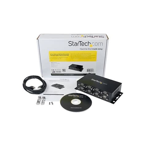 Startech Icusb 2328i Usb To Db9 Rs232 Serial Adapter Hub 8 Ports Image 1