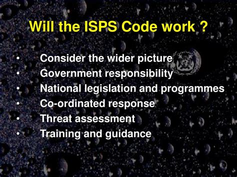 PPT Ship And Port Security IMO Perspective PowerPoint Presentation Free Download ID