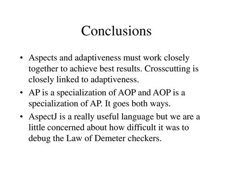 Lod In Aspectj Karl Lieberherr Ppt Download