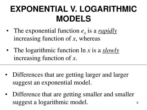 Exponential and Logarithmic Data Modeling - ppt download