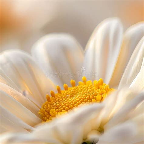 Close Up Of A White Daisy In Soft Focus Stock Illustration Illustration Of Beauty Focus