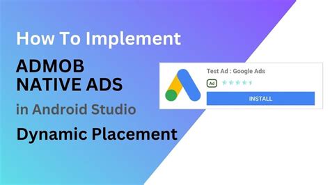 Native Ads Implement Android Studio Dynamic Placement Par YouTube