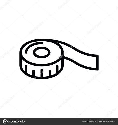 Illustration Vector Graphic Measurement Ruler Icon Fit Distance Construction Project — Stock