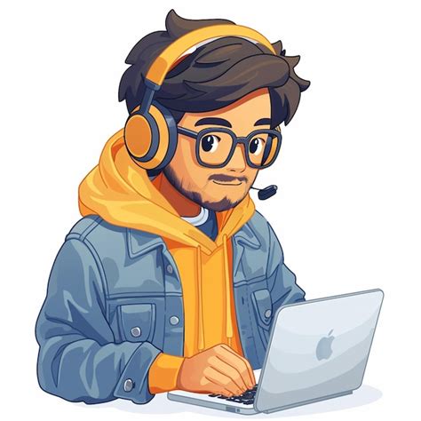 Tech Support Agent Recruiter In A It Clipart Premium AI Generated Image