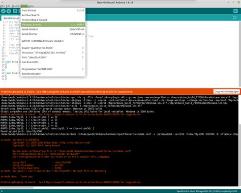 First Pro Micro 5v Cant Upload Or Something Arduino Sparkfun Community