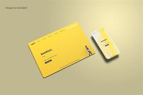 Premium Psd Minimalist Screen Mockup For Showcasing Your Ui Design To Clients