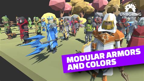 Low Poly Mages Animated And Modular