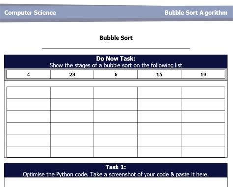 Ocr Alevel Cs 23 Algorithms Unit Lessons Teaching Resources