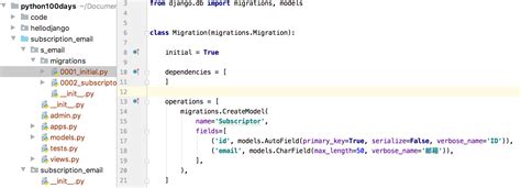 6 23 通过model创建数据库表 Jessie橙子 博客园