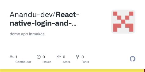 Github Anandu Dev React Native Login And Register Demo App Inmakes