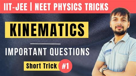 Kinematics Question In Second For JEE NEET Exam JEE NEET Physics Tricks By Rajnish