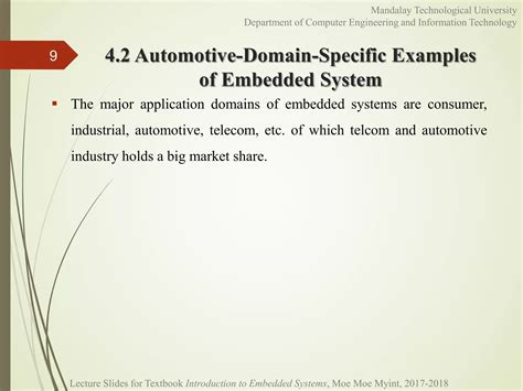 chapter 4 embedded system application and domain specific pptx