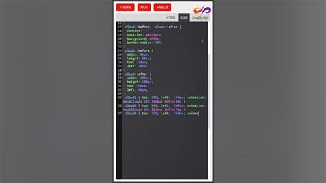 Cloud Animation Html Css Oppu Logo Htmlmarkup Python Tech Coding Logodesign Code
