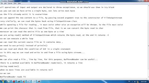 Java Read File Using Bufferedreader Youtube