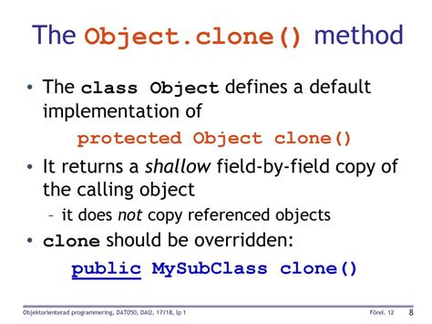 objektorienterad programmering d2 förel ppt download