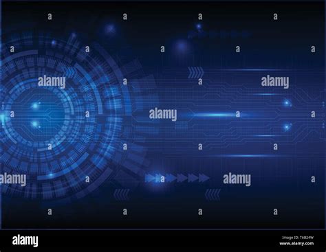 Digital Technology Circuit Abstract Background Vector Illustration Stock Vector Image And Art Alamy