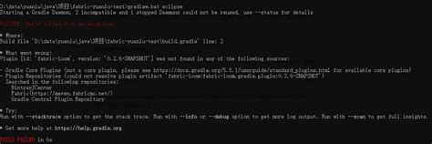 Gradlew Build Failed Issue FabricMC Fabric Loom GitHub