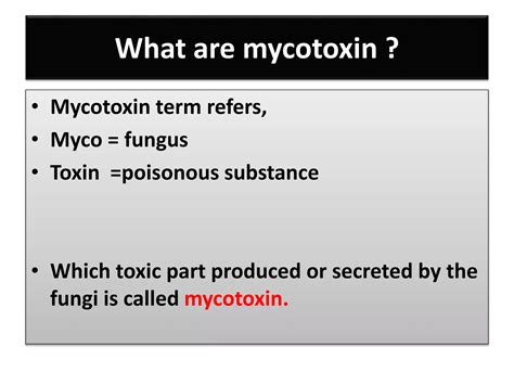mycotoxin ppt