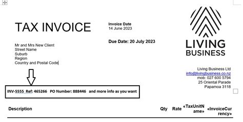 xero invoice custom fields