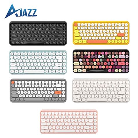 Ajazz 308i Wireless Keyboard Steam Punk Retro Roun Vicedeal