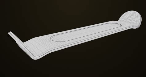 3d Model Sic Fi Emissive Hoverboard 5 All Pbr Unity Ue Textures