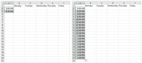 How To Make A Schedule In Microsoft Excel