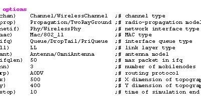 Tcl Script To Create Fixed Wirless Nodes NS WIRELESS PROGRAM ENGINEERING PROJECTS