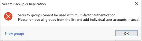 Veeam 12 Preview Multi Factor Authentication 11 11 Systems